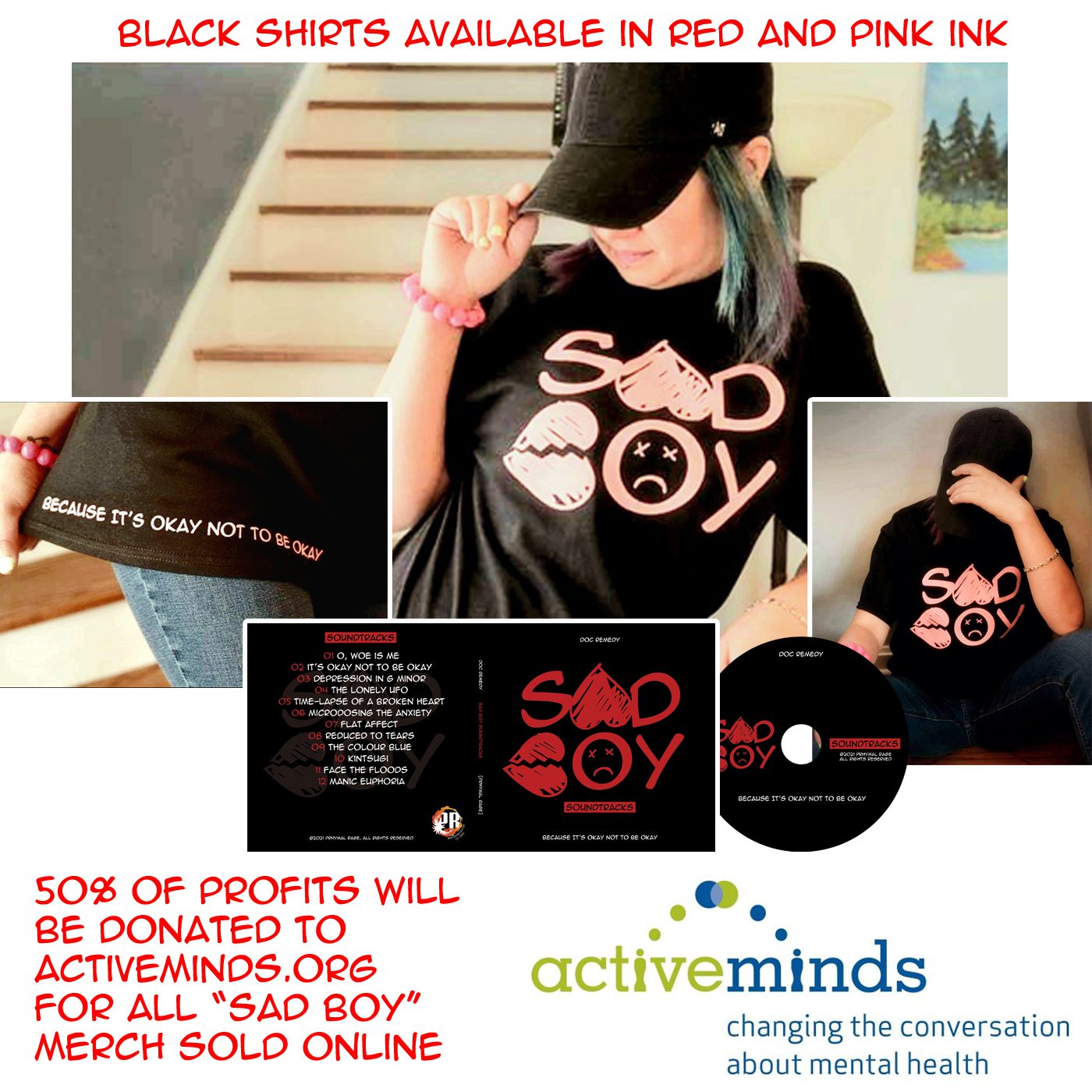 SEO Title: Doc Remedy - Sad Boy Soundtracks + Merch Info! | Prhymal ...