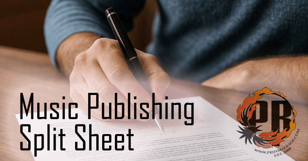 Music Publishing Split Sheet Generator | Prhymal Rage